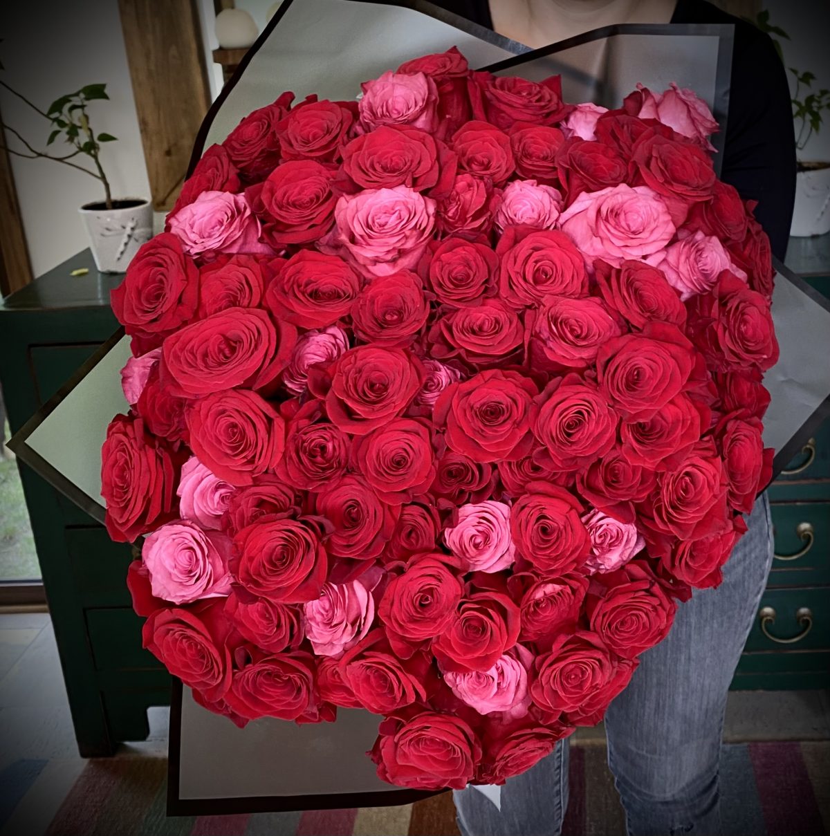 RAMO 75 ROSAS Rojas y Rosadas - PRODUCTOS PREMIUM Chile